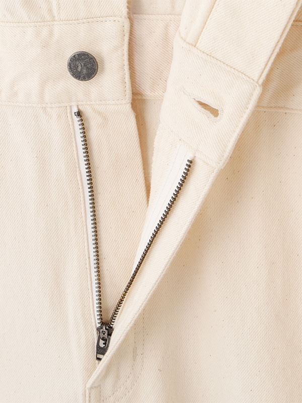 カットオフネックデニムオールインワン(S OFF WHITE カットオフネックデニムオールインワン(S OFF WHITE