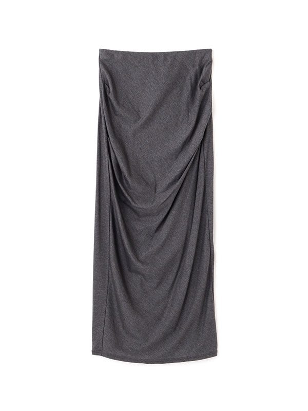 サイドランダムギャザーロングスカート S Grey ボトムス │ Etre Tokyo Official Online Store エトレ